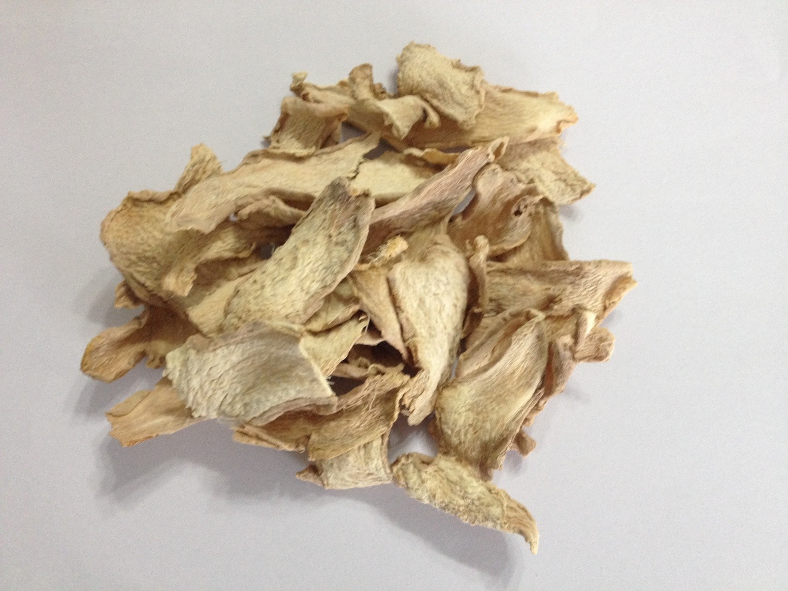 Chinese Healthy Dried Ginger Root Slices Natural Color HACCP Standard